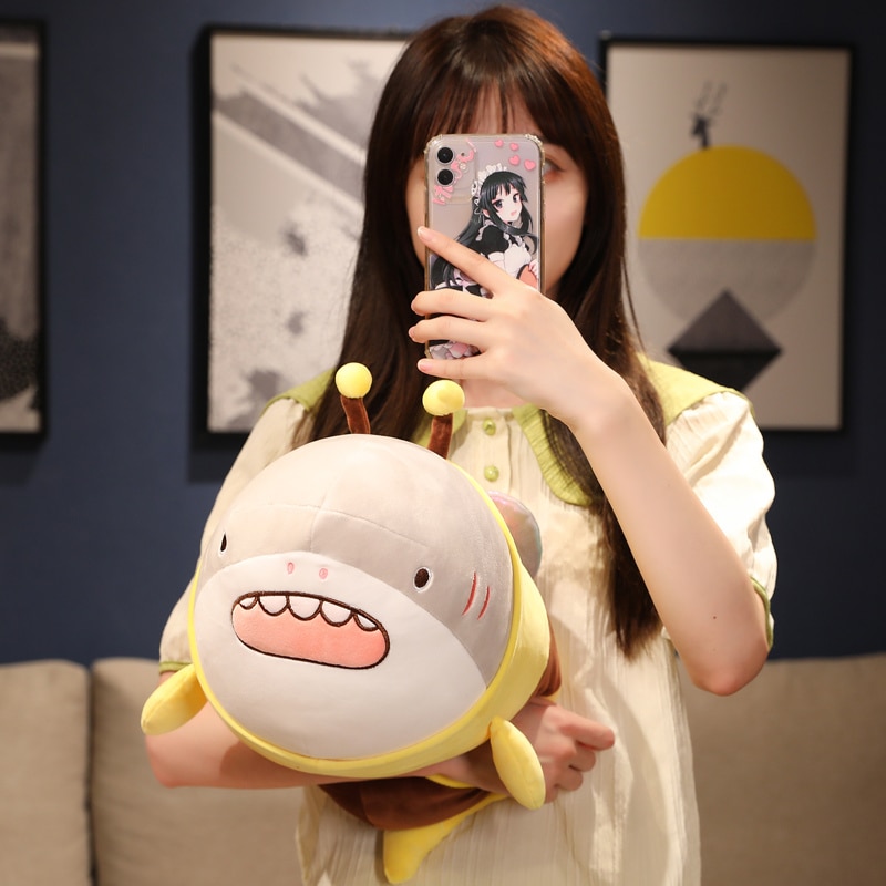 Bubbles the Bumble Bee Shark Plush - Limited Edition