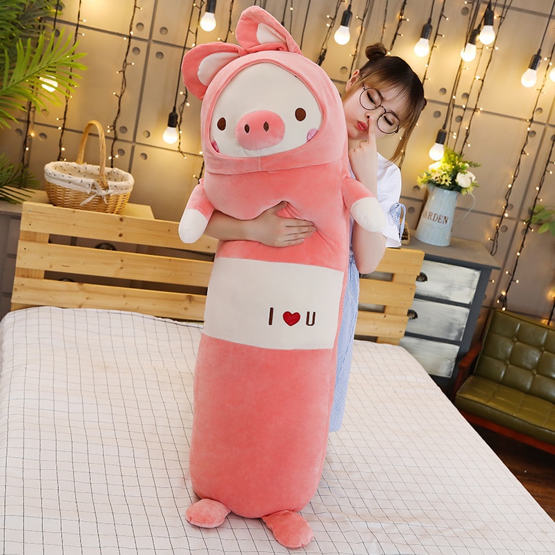 Kawaii Animal Roll Plush Collection (90cm) - Limited Edition