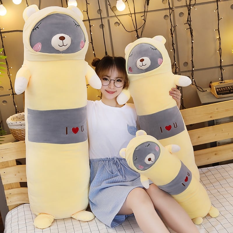 Kawaii Animal Roll Plush Collection (90cm) - Limited Edition