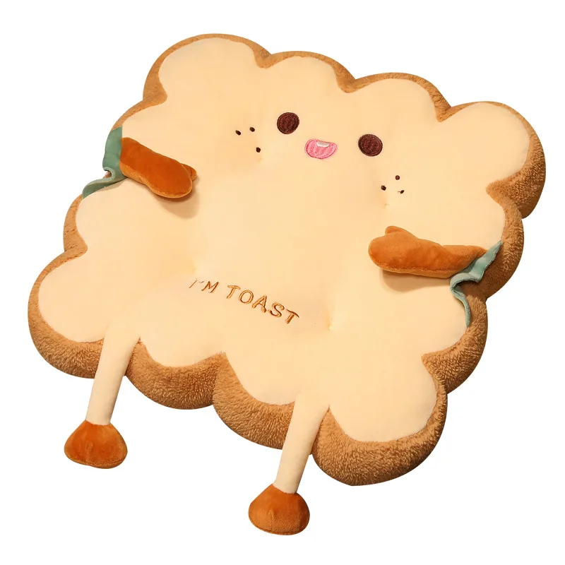 Kawaii Bread Toast Pillow Seat Cushion - Limited Edition