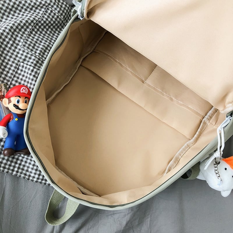 Kawaii Canvas Harajuku School Backpack - Limited Edition