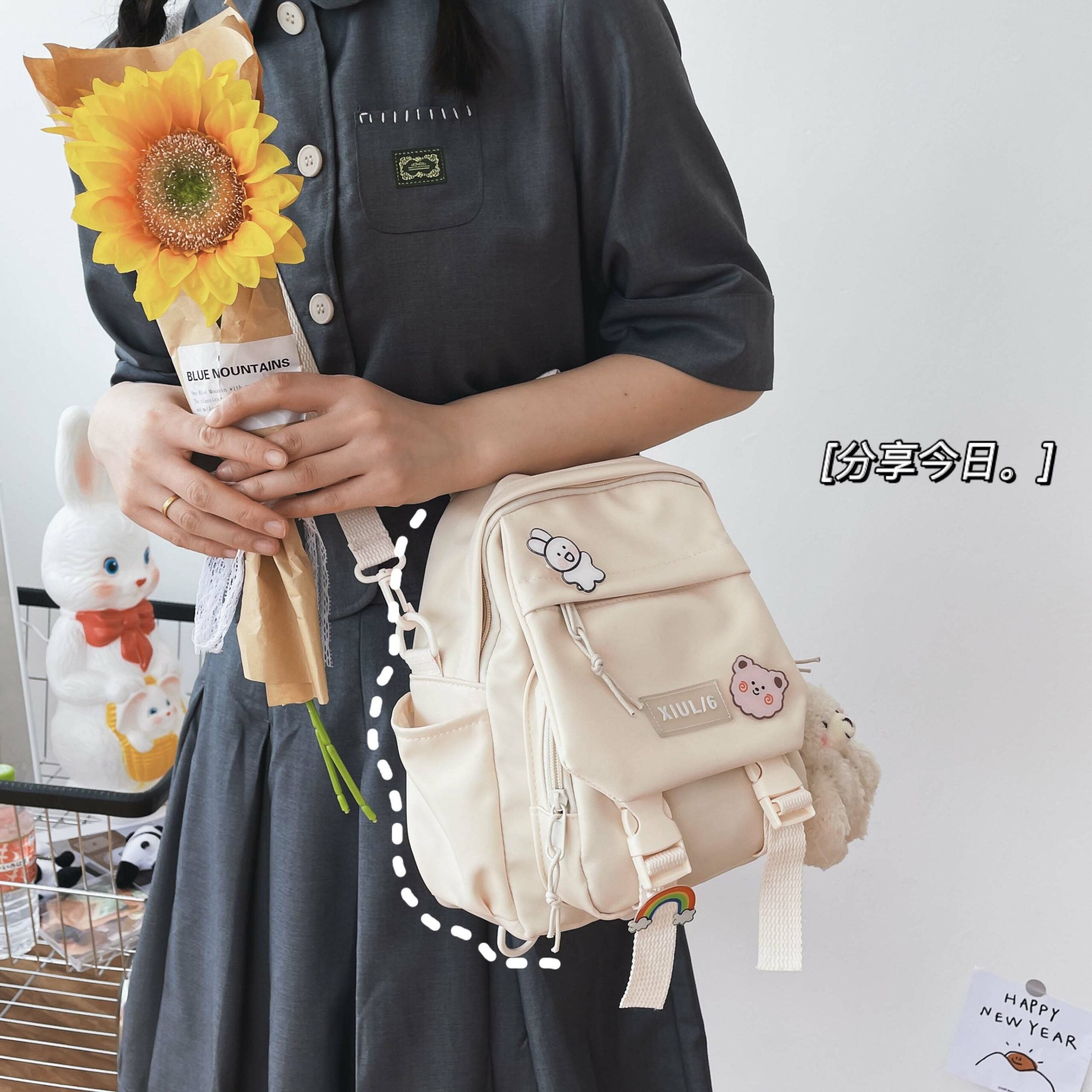Kawaii Canvas Japanese Style Harajuku Backpack