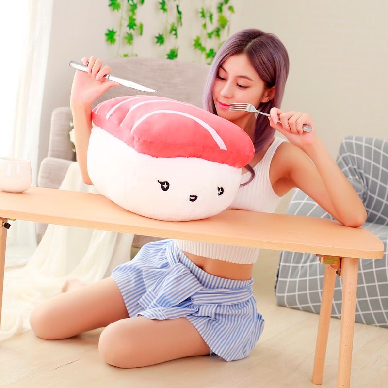 Kawaii Japanese Sushi Plush Pillow (40cm)