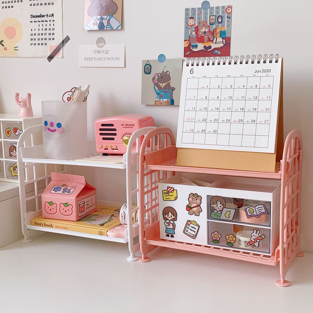 Kawaii Korea Style Stationery Storage Rack