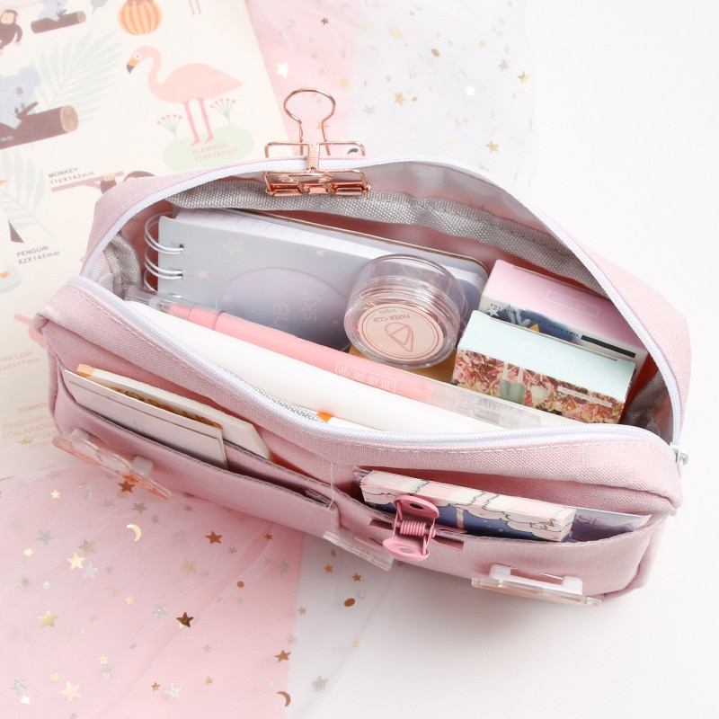 Kawaii Macaron Style Pastel Pencil Case