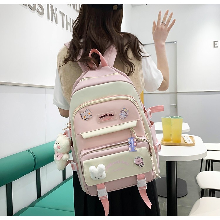 Kawaii Pastel Harajuku Style Backpack Set - Limited Edition
