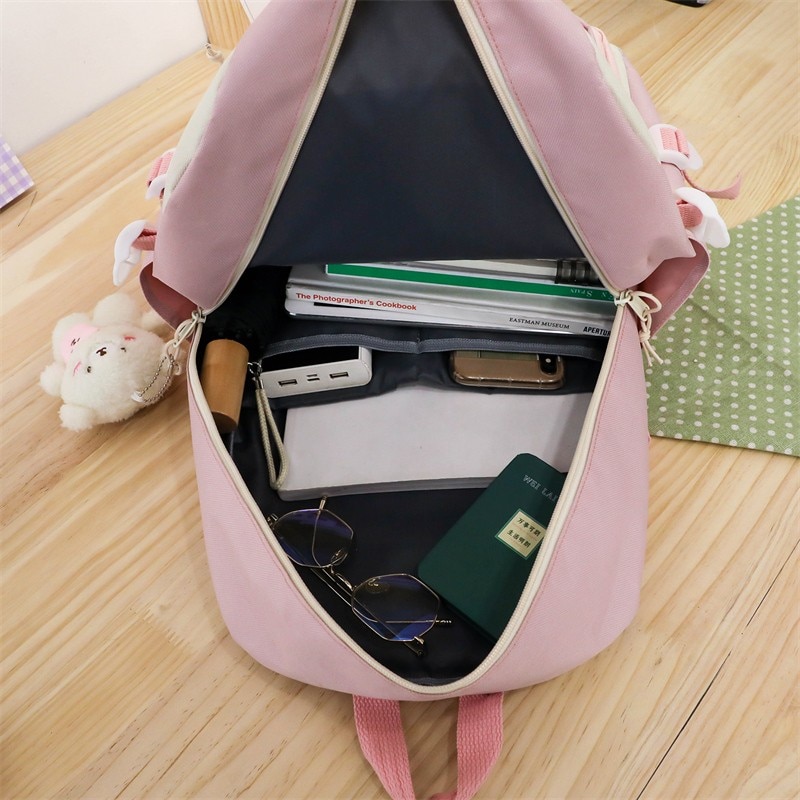 Kawaii Pastel Harajuku Style Backpack Set - Limited Edition