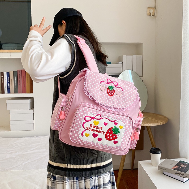 Kawaii Sweet Strawberry Harajuku Backpack - Special Edition