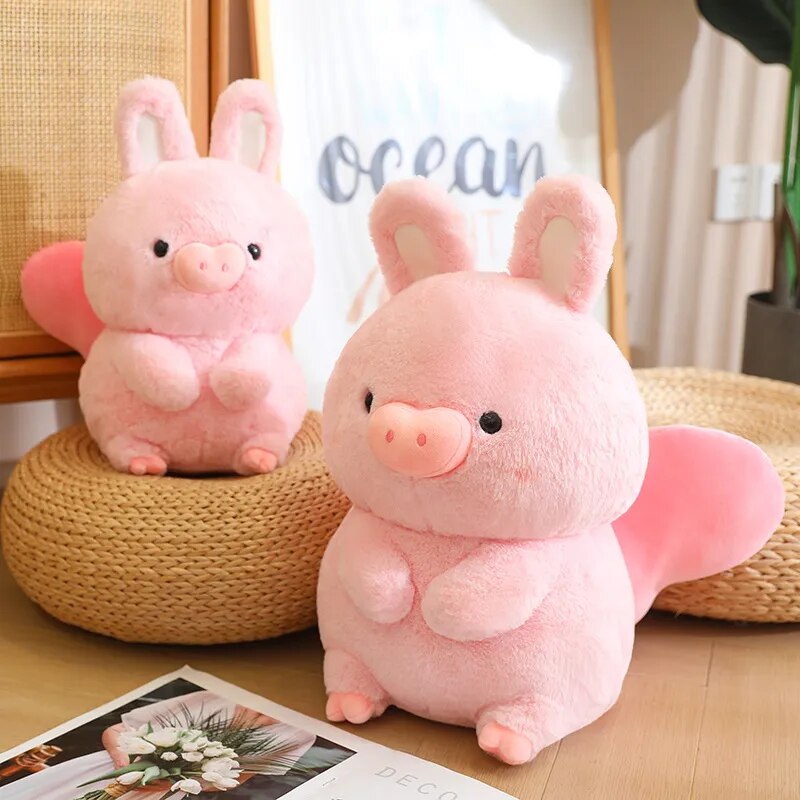Kawaii Therapy Bunny Pig Plush XL - Limited Edition