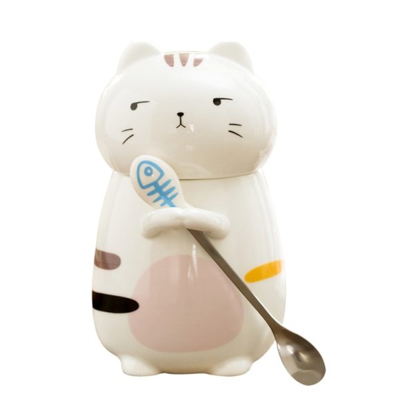 Kawaii Neko Cat Ceramic Mug - Limited Edition