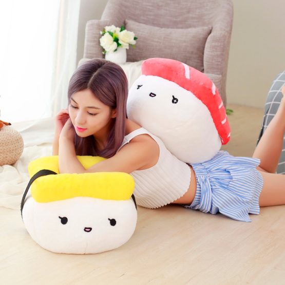 Kawaii Japanese Sushi Plush Pillow (40cm)