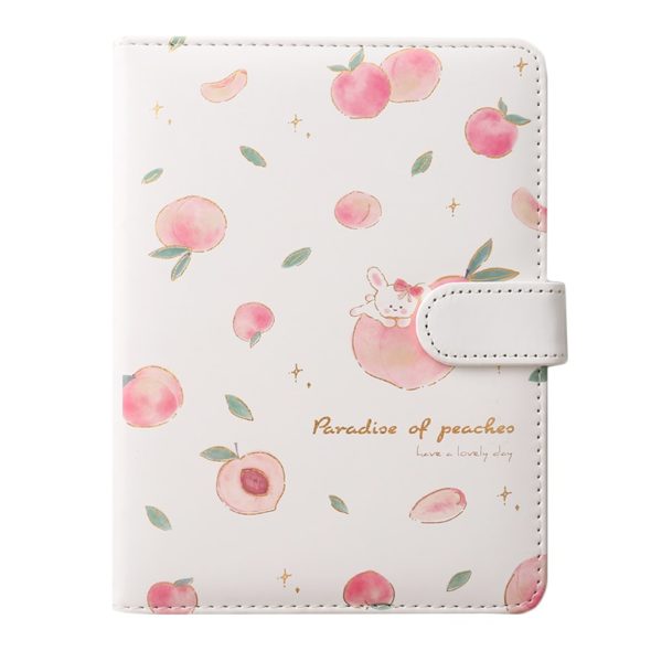 Kawaii Peach Notebook with Cover - Limited Edition