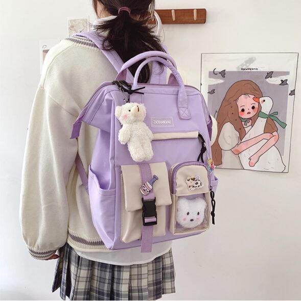 Kawaii Harajuku Style Preppy College Backpack - Limited Edition