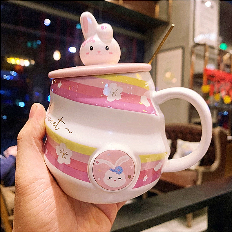 Kawaii Sweet Bunny Rabbit Ceramic Mug