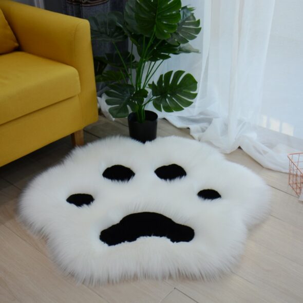Kawaii Cat Paw Furry Floor Mat - Limited Edition