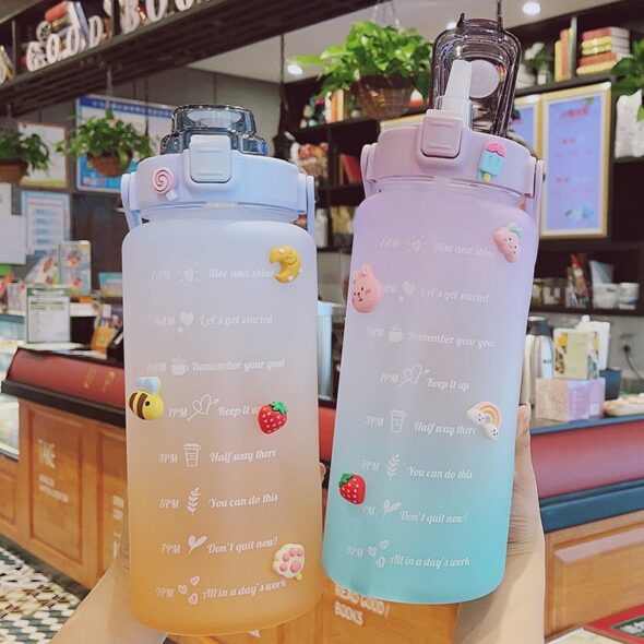 15 Cute Water Bottles with Straw You Can Buy Now - Kawaii Therapy