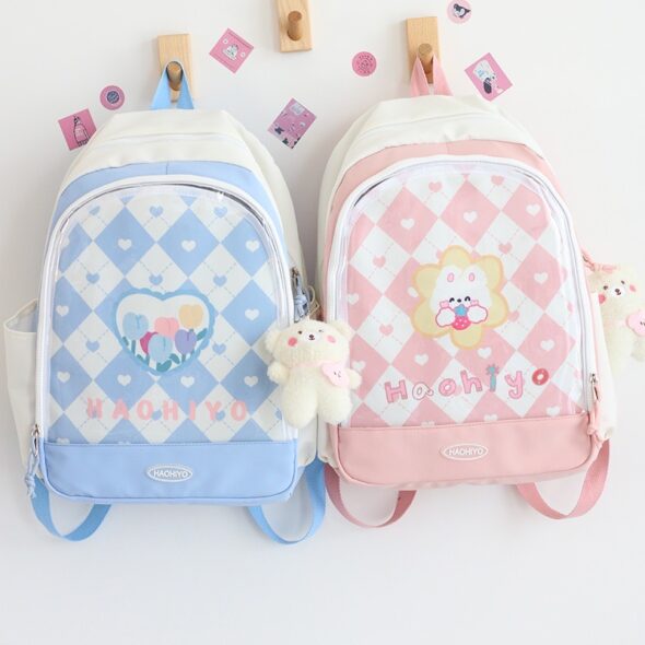Kawaii Japanese Style Canvas Ita Backpack - Limited Edition