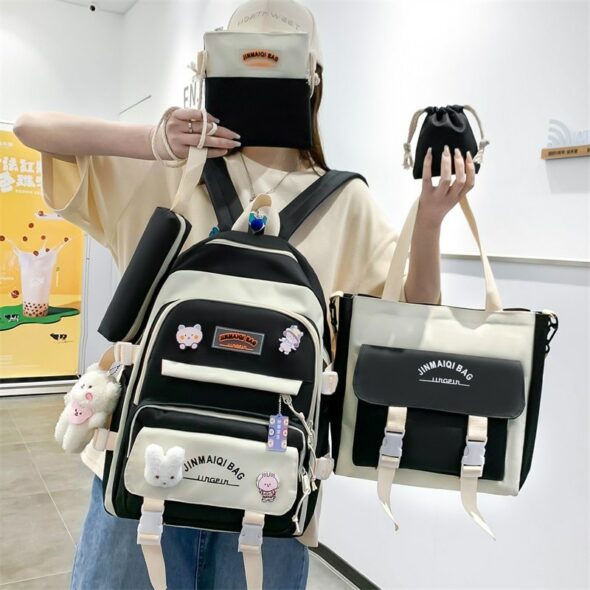 Kawaii Pastel Harajuku Style Backpack Set - Limited Edition