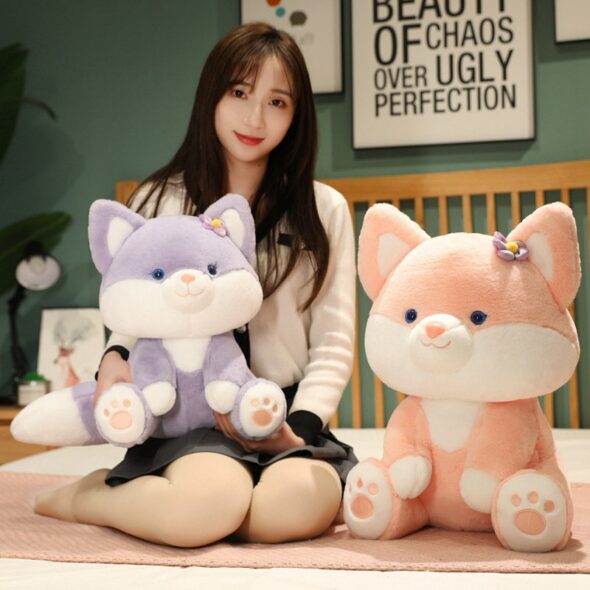 Kawaii Cotton Candy Series Fox Plush (40cm) - Limited Edition