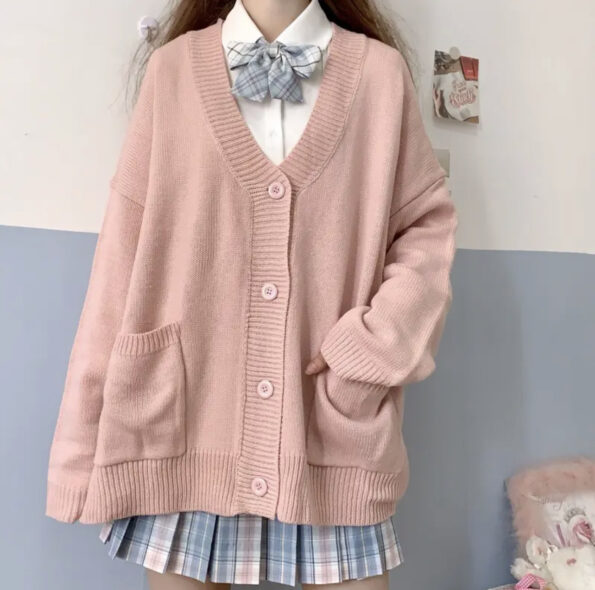 Kawaii Japanese Style Spring Pastel Cardigan