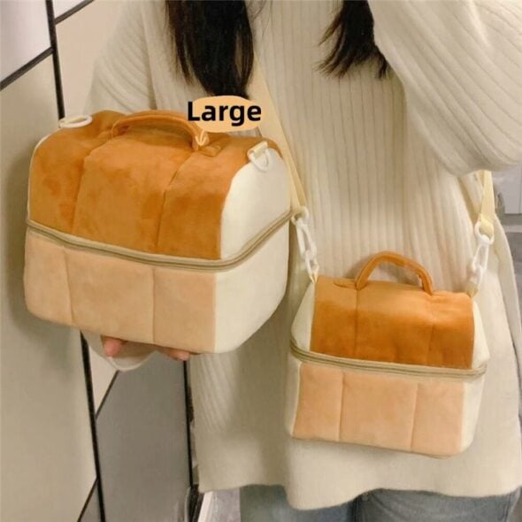 Kawaii Therapy Bread Toast Shoulder Bag - Special Edition