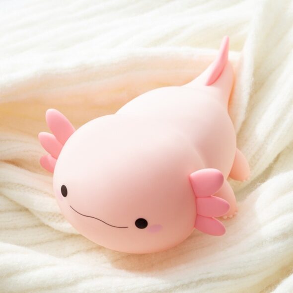 Kawaii Axolotl Silicone Night Lamp - Limited Edition