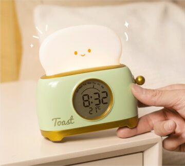 Kawaii Bread Toast Retro Alarm Clock - Limited Edition