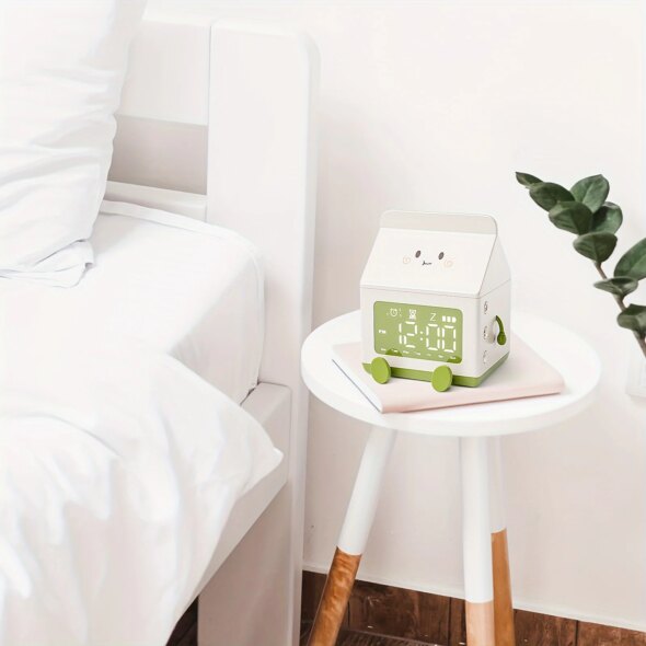 Kawaii Therapy Milk Carton Digital Alarm Clock - Limited Edition
