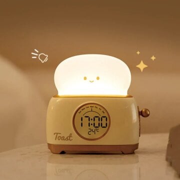 Kawaii Bread Toast Retro Alarm Clock - Limited Edition