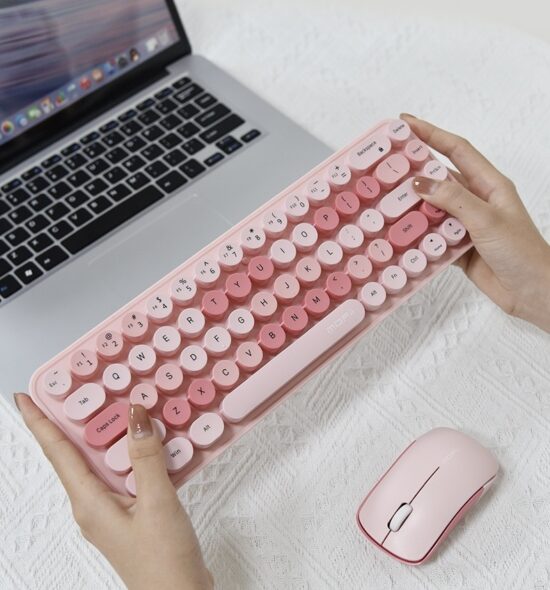 Kawaii Candy Pastel Wireless Keyboard Set - Special Edition