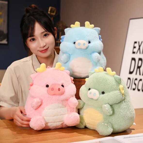 Kawaii Therapy Cotton Candy Pig Plush (30cm) - Limited Edition
